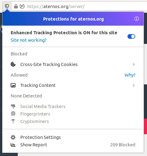 You are using an adblocker – Aternos