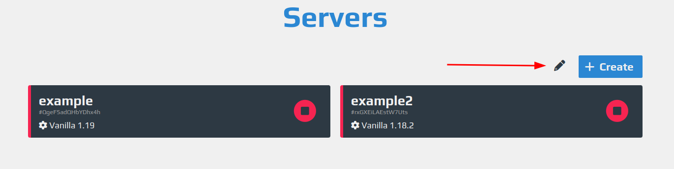 Delete A Server Aternos